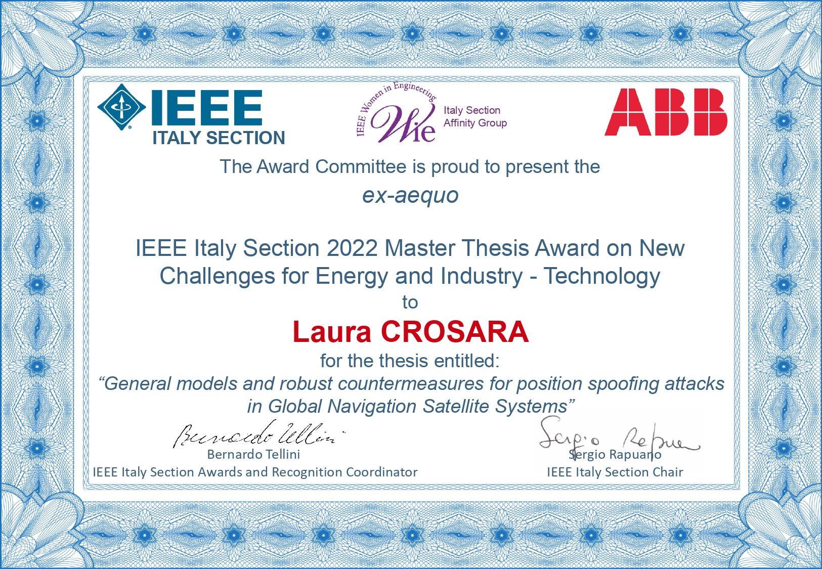 MIME | Laura Crosara, Winner of the Master Thesis Award on New ...